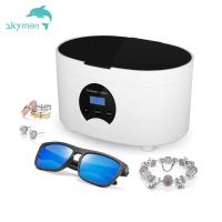 China Skymen Portable Mini Ultrasonic Jewelry Cleaner 0.6L 24W 45KHz Stainless Steel Tank for sale