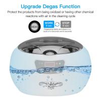 China 600ml Household Mini Ultrasonic Cleaner Portable For Eyeglasses Dentures for sale