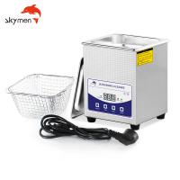 China 2L 80W Stainless Steel Ultrasonic Cleaner For 3d Prints Adjustable Timer Heater for sale