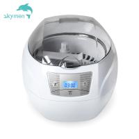 China Digital 750ml Household Ultrasonic Cleaner Plastic Ultrasonic Jewelry Cleaner for sale