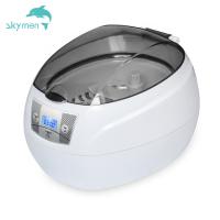 China Digital 750ml Household Ultrasonic Cleaner Plastic Ultrasonic Jewelry Cleaner for sale