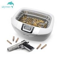 China Skymen Ultrasonic Bullet Case Cleaner Industrial 2500ML Ultrasonic Cleaner For Gun Parts for sale