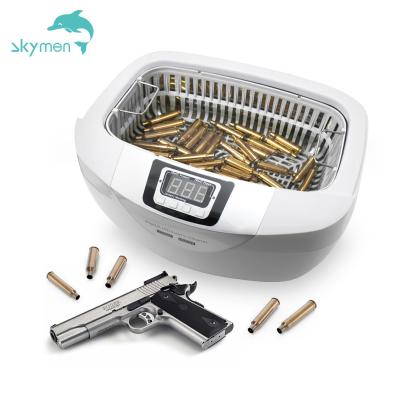 China Skymen Ultrasonic Bullet Case Cleaner Industrial 2500ML Ultrasonic Cleaner For Gun Parts for sale