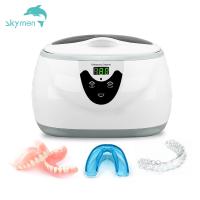 China Jewelries Glasses Coins 40khz Skymen Ultrasonic Cleaner 600ml 35W With Degassing for sale