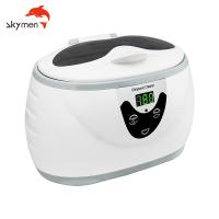 China Jewelries Glasses Coins 40khz Skymen Ultrasonic Cleaner 600ml 35W With Degassing for sale