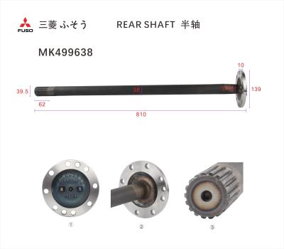 China Rear Shaft Engines Spare Parts For Construction Machinery for sale