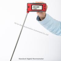 China Stick Type Precision Digital Thermometer 500mm Long Stem ±0.05C Accuracy 1 Year Stability for sale