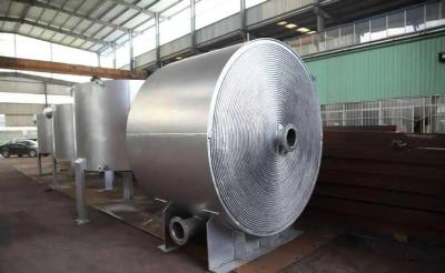 China Spiral Plate Heat Exchanger 316l Q235b In Silicone Oil Heating And Cooling for sale