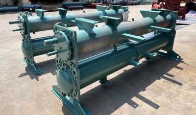 China Shell Tube Heat Exchanger Double Circuits Evaporator In Refrigerant System for sale