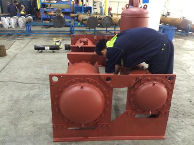China Sanitary Shell Tube Heat Exchanger Single Double Circuit Evaporator For Industry Heating Transfer for sale