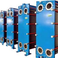 China 170 M3/H Gasket Plate Heat Exchanger Lubricating Oil Cooler For Marine Engine Application Sea Water Warming for sale