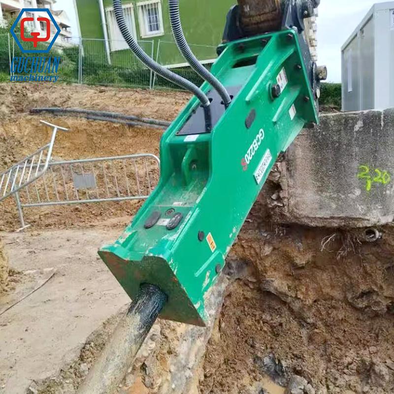 martillo hidráulico para romper granito en excavadoras