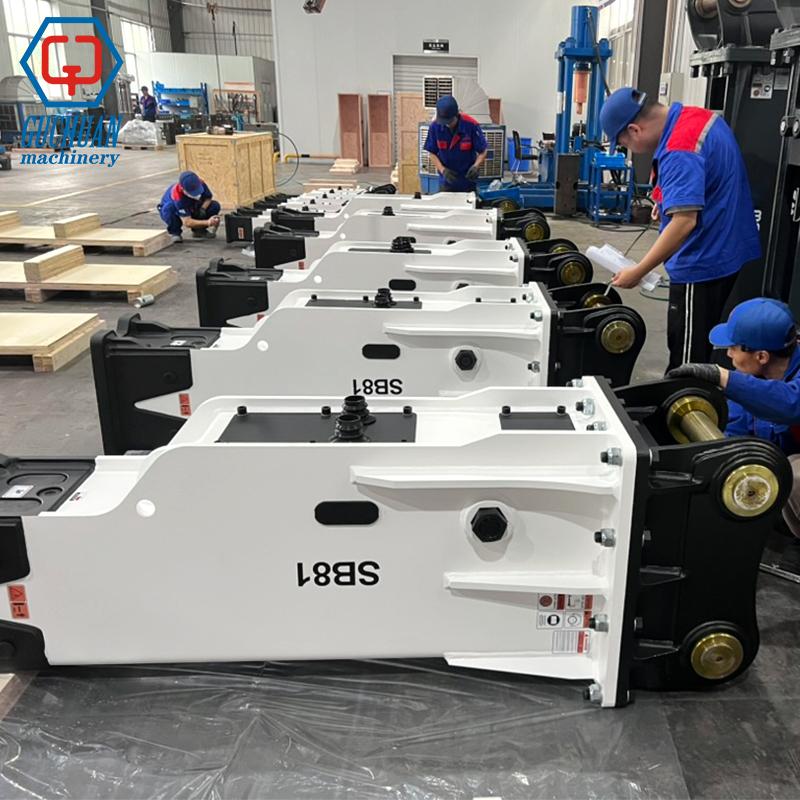 martillo hidráulico pesado para extracción de granito en cantera profesional