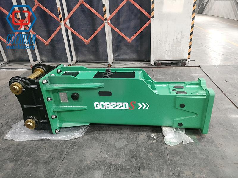 martillo hidráulico para proyectos de demolición de granito