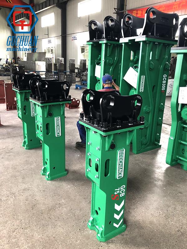 gas hydraulic rock breaker hammer