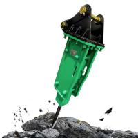 China Silenced Type Box Type Hydraulic Breaker Rock Hammer For 1.2-3Ton Mini Excavator Skid Steer for sale