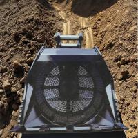 China ODM Rotating Screening 6-8ton Mini Digger Crusher Bucket Excavator Attachment for sale