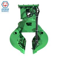 China Guchuan 360° Rotation Hadox 450 NM400 Sorting Demolition Grapple for 1-40 tons Excavator for sale