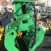 China Guchuan 360° Rotation Hadox 450 NM400 Sorting Demolition Grapple for 1-40 tons Excavator for sale