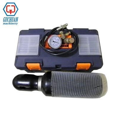 China Guchuan 2L / 4L / 8L / 10L Nitrogen Accumulator Bottles and Charging Kits for Hydraulic Hammers for sale