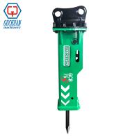 China 413kg Box Type 75mm Chisel SB43 Hydraulic Breaker Rock Hammer For 6-9T Excavator Demolition for sale