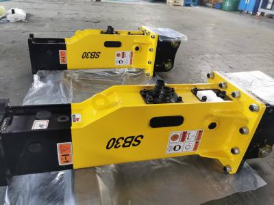 China SB30 Silent Box-Type Nitrogen Hydraulic Breaker with 406 Joules Impact Energy and 109 dB Noise Level for 2.5-4.5 Ton Excavators for sale