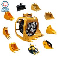 China ODM Hydraulic Crusher Demolition Excavator Attachment Rotating Bucket for sale