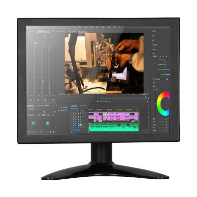 China POLCD 8 Inch Industrial Monitor with 1024×768 Resolution, VGA/HDMI Inputs and Metal Casing for sale