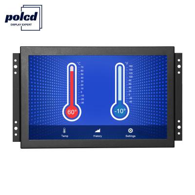 China Polcd 10 Inch Industrial TFT Monitor with 800×600 Resolution, Touch Screen, and VGA/HDMI Inputs for sale