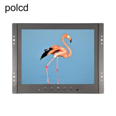 China POLCD 9.7-inch IPS Industrial Open Frame PC Monitor with 1024×768 Resolution and 350cd/m² Brightness for sale