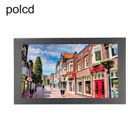 China 17.3 Inch Industrial LCD Monitor 1920x1080 Embedded Metal Case Touch Screen for sale
