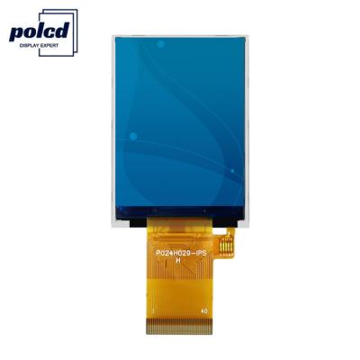 China 2.4 Inch 350 Nits TFT LCD Display 240x320 Resolution with MCU RGB Interface for Industrial Applications for sale