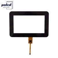 China POLCD 4.3 Inch Square LCD Touch Panel with G+G Structure, 800×480 Resolution, I2C Interface for sale