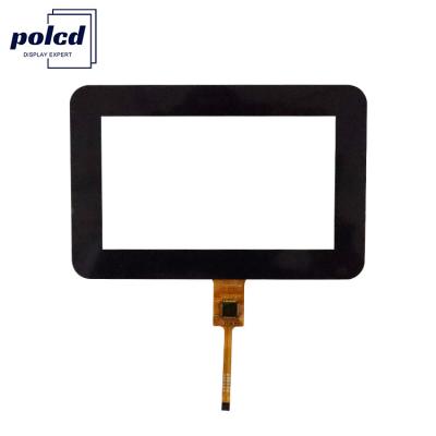 China POLCD 4.3 Inch Square LCD Touch Panel with G+G Structure, 800×480 Resolution, I2C Interface for sale