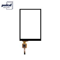 China 3.5 Inch G+F I2C Capacitive Touch Panel with FT6336U Drive IC - 6 Pin Interface, 2.8-3.3V Operation for sale