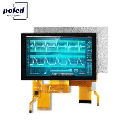 China 800x480 Resolution Lcd Tft Display Panel Rgb Color St7262 Capacitive Touch Panel for sale