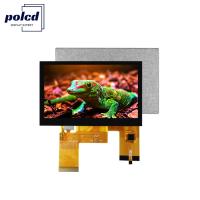 China 4.3 Inch TFT LCD Screen Module 800x480 RGB 24-bit Interface with 280 Nit Brightness and 40-pin Connector for sale