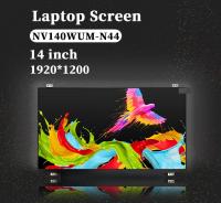 China 14 Inch Laptop LCD Screen NV140WUM-N44 1920x1200 300nit IPS Panel 30 Pin eDP Display for sale