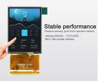 China 2.8 Inch TFT LCD Touch Screen with 240x320 Resolution and 260 Nits Brightness for Industrial Applications for sale