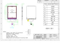 China Polcd ST7789V 2.8 Inch Ips Screen 12 0'CLOCK TFT LCD Module  ISO9001 for sale