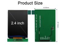 China 2.4 Inch TFT Touch Screen LCD Display with 240x320 Resolution and 260 Nits Brightness for Industrial Applications for sale