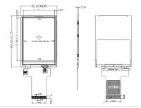 China Polcd ILI9341V 2.8 Inch TFT Display - 240×320 Resolution, 350 Nits Brightness, 16-Bit MCU Interface for sale