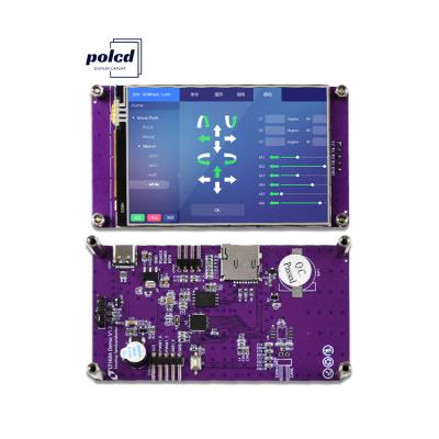 China 3.5 Inch Serial Port TFT LCD Display Module with 480x320 Resolution and Resistive Touch Screen P035A1001 for sale