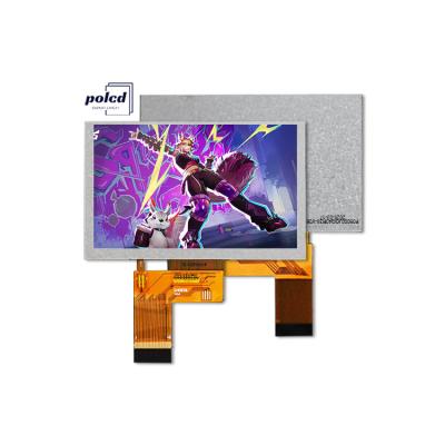 China Polcd 5 Inch TFT LCD 800x480 500nits Brightness RGB 24bit Interface IPS Screen Module for sale