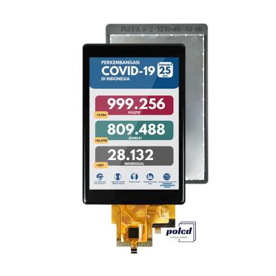 China Polcd Custom 3.5 Inch 320x480 Capacitive Touch Panel 500nit ST7796U IPS Tft Lcd Display Module for sale