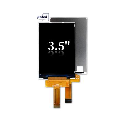 China Polcd 3.5 Inch 320x480 Resolution 350nits Mipi Interface ili9488 IC Vertical Type 3.5'' TFT LCD Display Module for sale