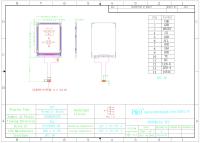China Polcd 2.8 Inch TFT IPS Display 240x320 RGB Color Screen SPI Interface ST7789P3-G6 350 Nit for sale