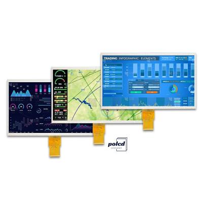 China Polcd EK79001 10.1 Inch Industrial Touch Screen Display - 1024×600 Resolution, 750 cd/m² Brightness for sale