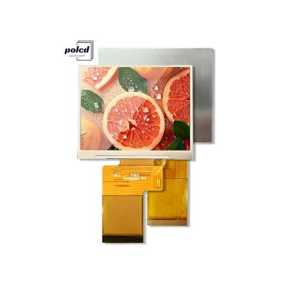 China Polcd 3.5 Inch TFT LCD Display 320x240 SPI RGB Interface 350 Nit Square Screen Module for sale