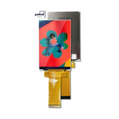China Polcd LCM factory 3.5 inch 320*480 Mcu Spi interface 300 nit TFT LCD Module Capacitive Touch Panel Display for sale